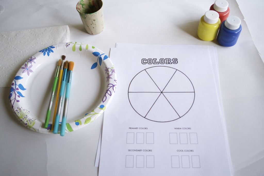C – COLOR : Activity 3 (Make a Color Wheel) – Let’s Learn Kids!