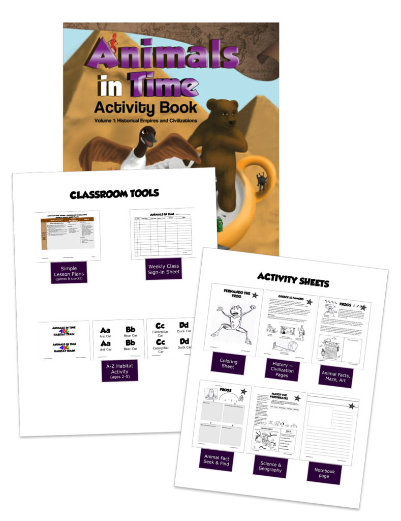 PREV NEXT Home — PDF Packages — Animals in Time, Vol. 1, ACTIVITY ...